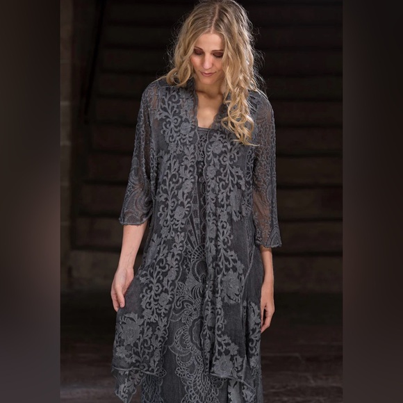 Gretty Zueger | Sweaters | Gretty Zueger Bohemian Silk Sheer Lace Maxi ...